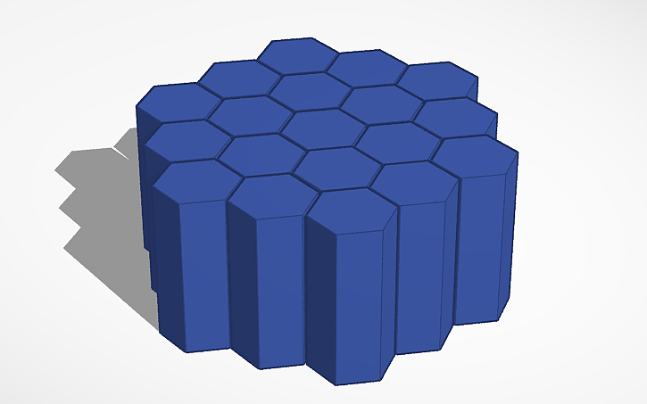 3D design Hex fidget - Tinkercad