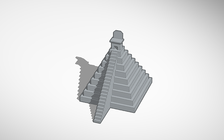 3D design Tikal - Tinkercad