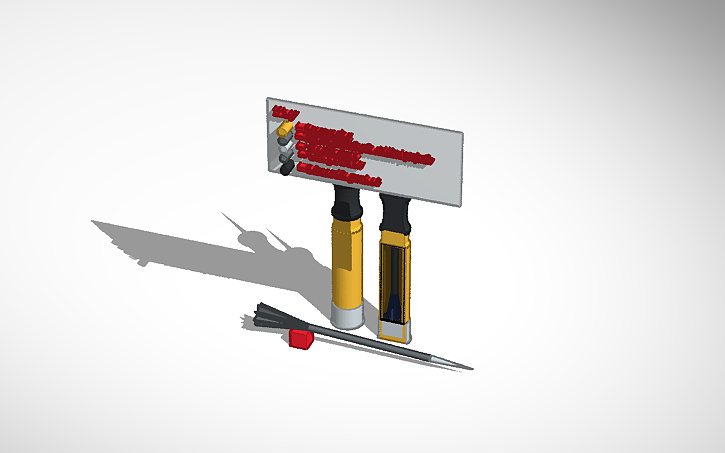 3D design APFSDS round - Tinkercad