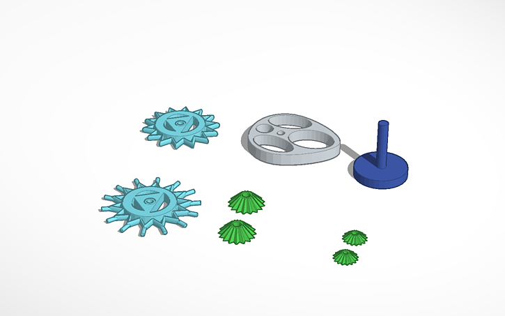 3D design Gears samples - Tinkercad