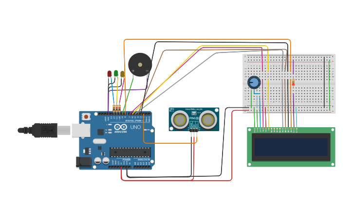 Circuit design project embaded - Tinkercad