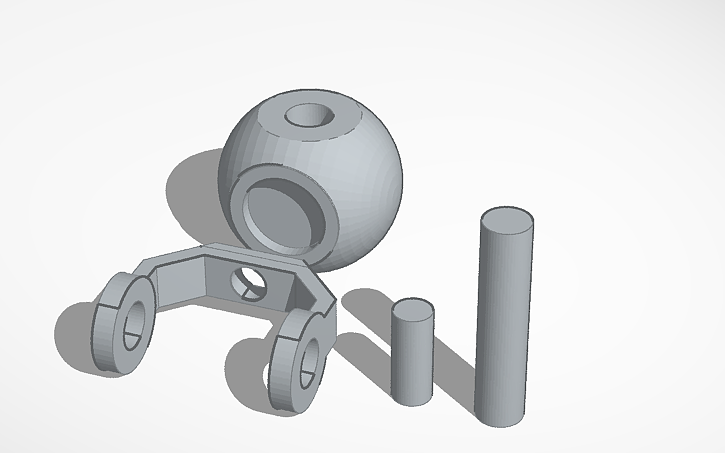 3D design TITUS camera - Tinkercad