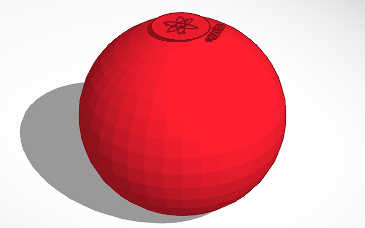 3D design scp-018 - Tinkercad