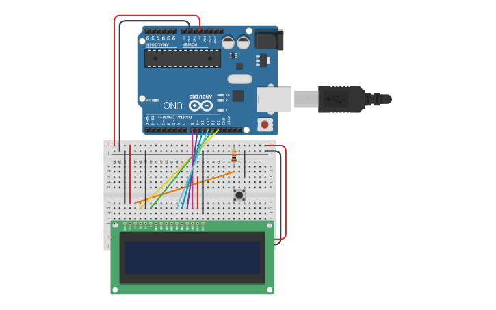 Circuit design ASCII CODE - Tinkercad