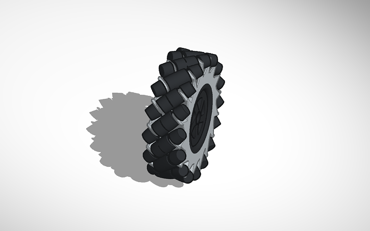 3D design Mecanum Wheels Rev.1 - Tinkercad