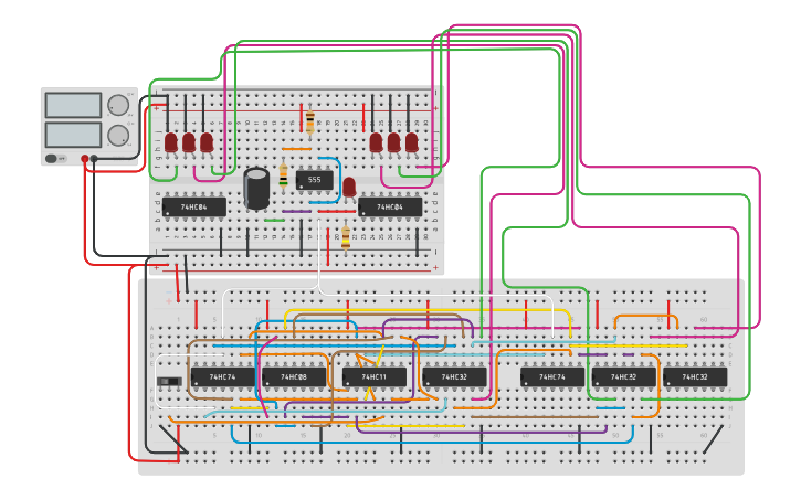 Circuit Design Charlie Warman Traffic Light State Machine Tinkercad
