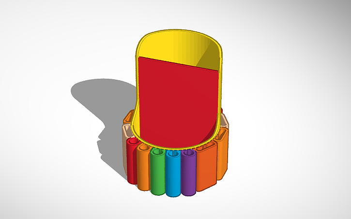 3D design Desk Caddy - Tinkercad