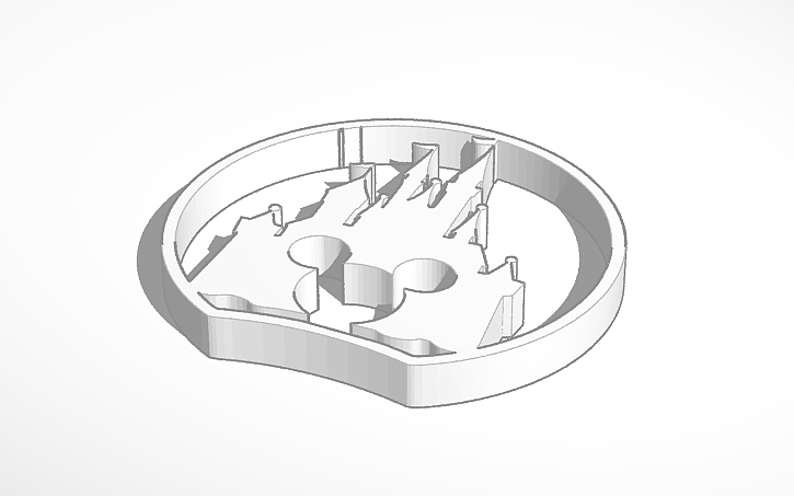 3D design Disney Castle Ear - Tinkercad