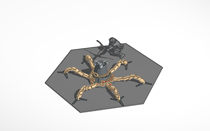 3D design Link and Guardian Breath Of The Wild Fight - Tinkercad