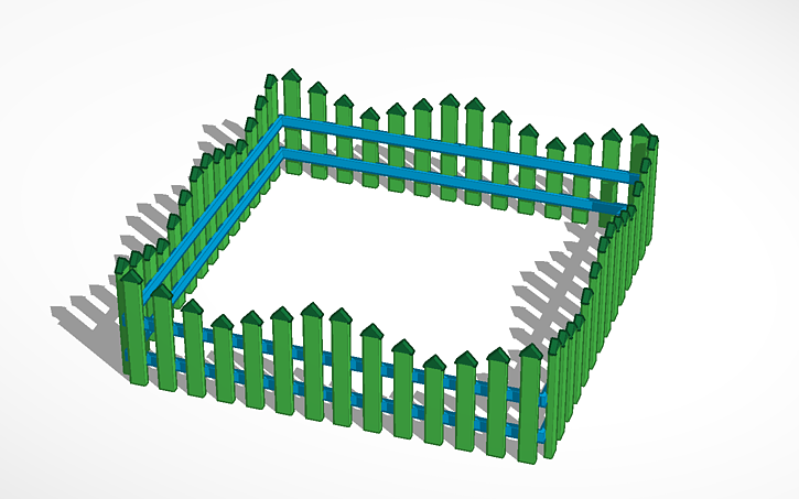 3D design Matt Hensley - Fence - Tinkercad