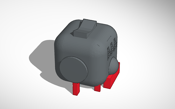 3D design Fidget Cube - Tinkercad