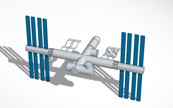 3D design International Space Station - Tinkercad