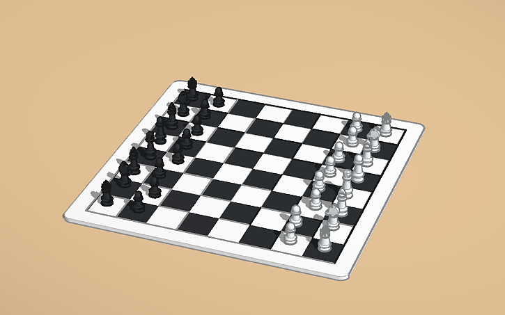 3D design Design Challenge: Chess - Tinkercad