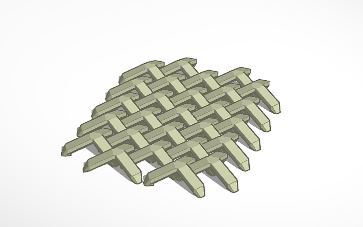 3D design 3D fabric #4 - Tinkercad