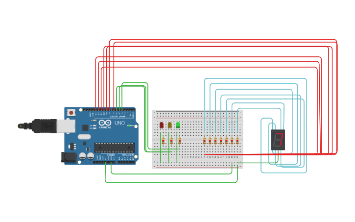 Circuit design โชกุน - Tinkercad
