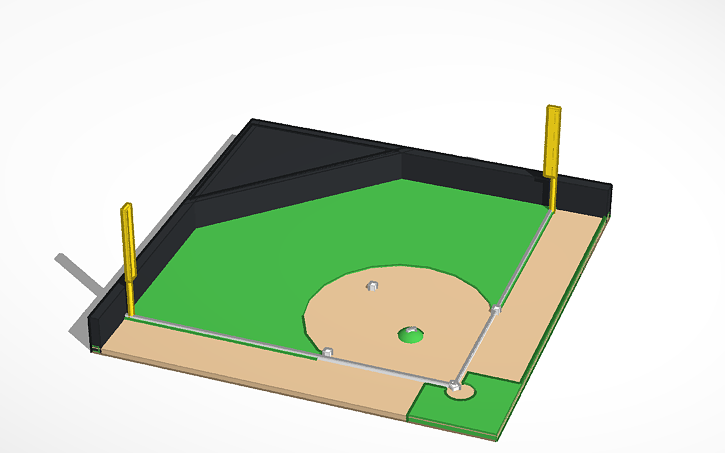3D design baseball - Tinkercad