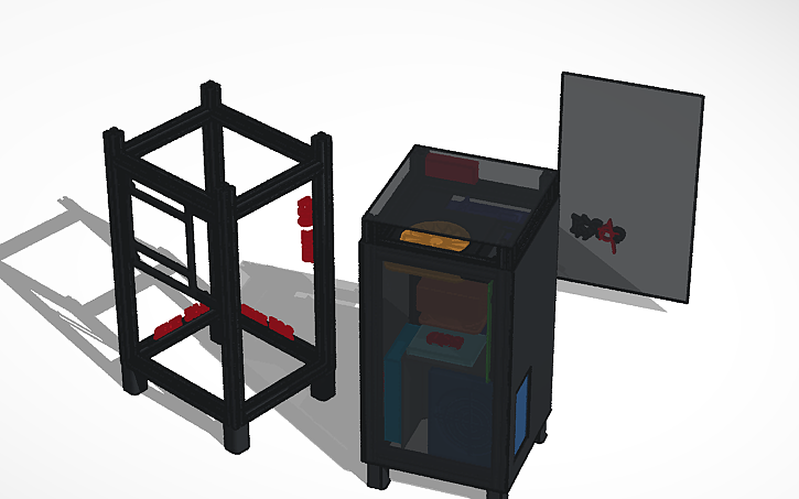 3D design Besiktas Vertical Micro ATX Gaming Pc Case - Tinkercad