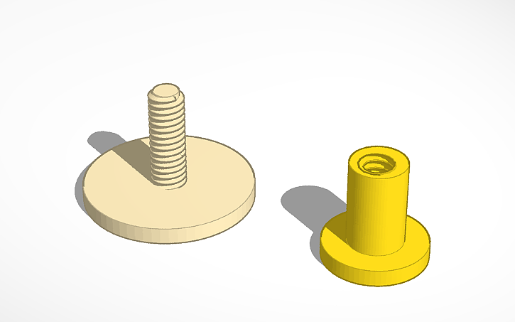 3D design threaded rod extension M8 -gewindeverlängerung - Tinkercad