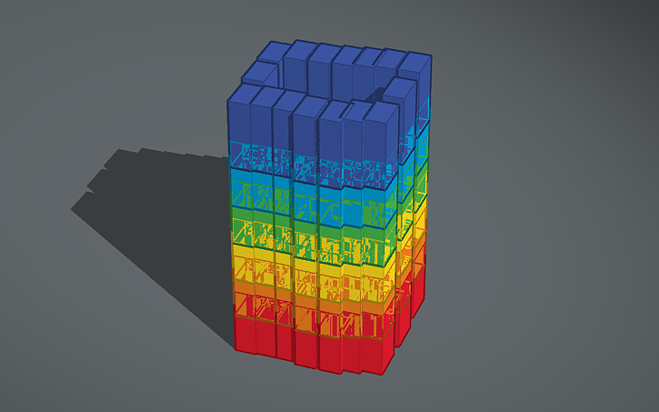3D design Explosion Blocks - Tinkercad