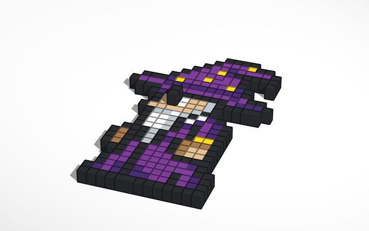 3D design Terraria Wizard - Tinkercad