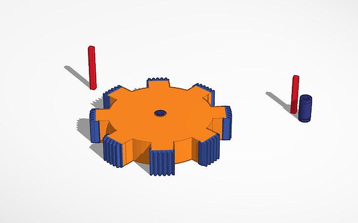 3D design square TDG - Tinkercad