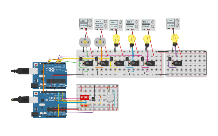 Circuit design practica 6 - Tinkercad