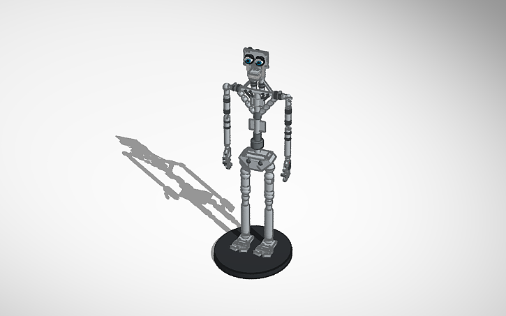 3D design fnaf 1 endoskeleton - Tinkercad