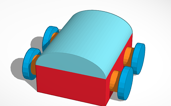3D design Toy Car - Tinkercad
