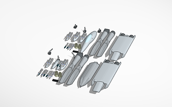 3D design SRF Standard kit - Tinkercad