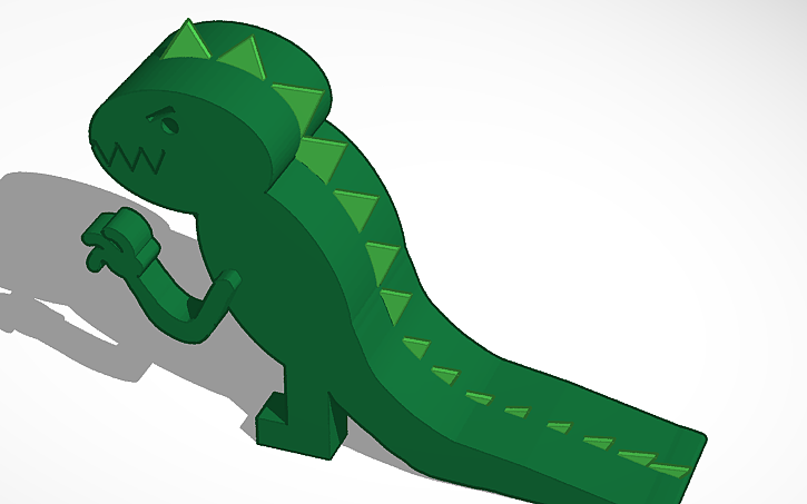 3D design t-rex - Tinkercad