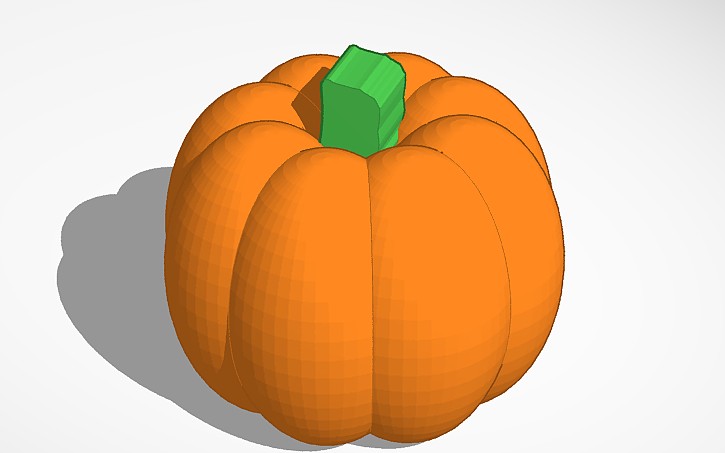 3D design Pumpkin - Tinkercad
