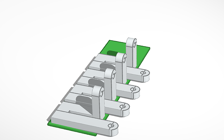 3D design current sensor bus bar - Tinkercad