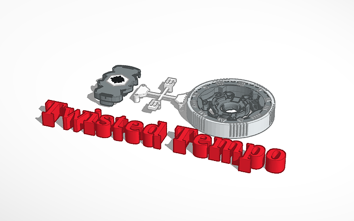 3d Design Twisted Tempo Tinkercad
