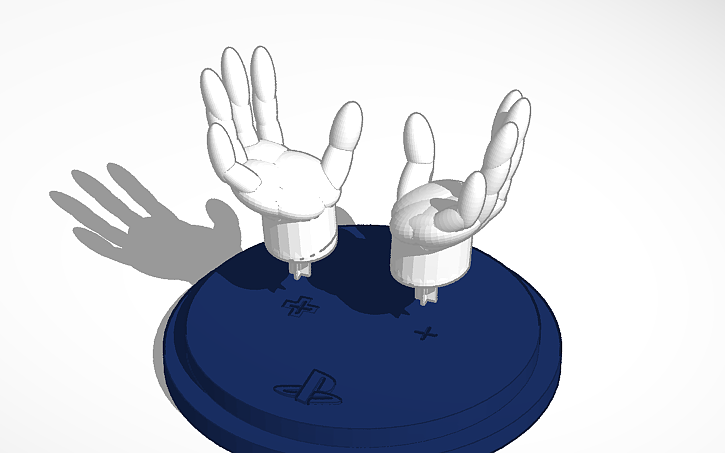 3D design PS4 Controller Display - Tinkercad