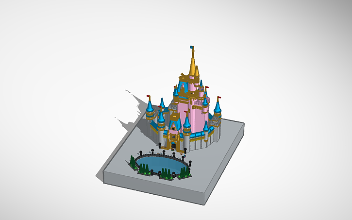 3D design Disney Castle - Tinkercad