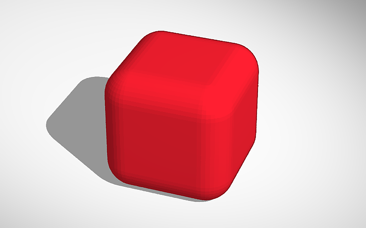 3D design small cube 3d print - Tinkercad