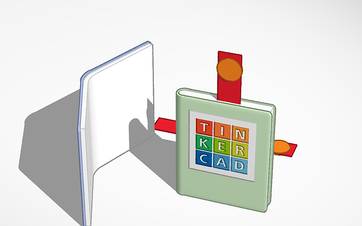 3D design Copy of Bookmark Challenge - Tinkercad