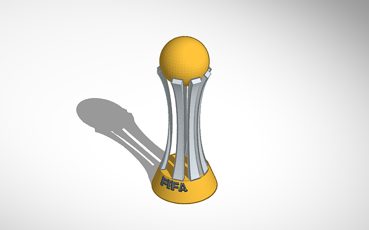 3D design cup of clubs world cup soccer - Tinkercad