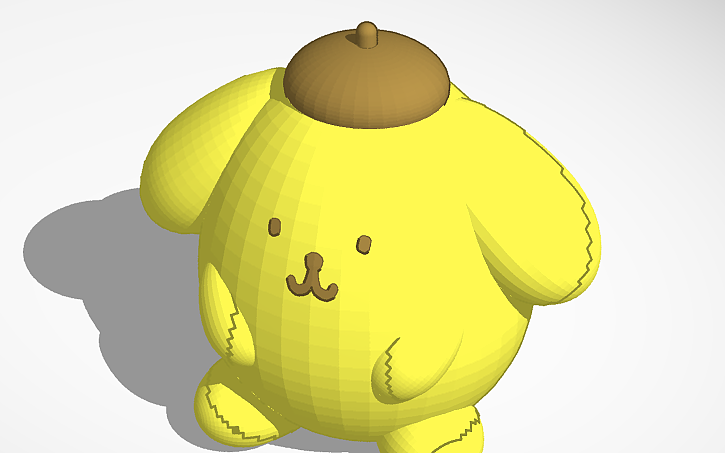 3D design Pompompurin - Tinkercad