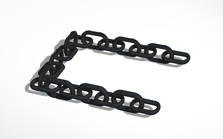 3D design Chains - Tinkercad