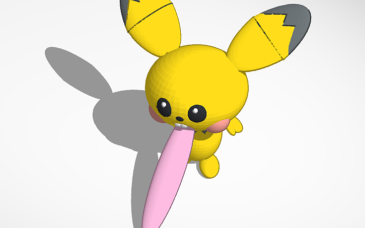 3D design Pichu - Tinkercad