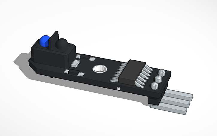 3D design tracker sensor - Tinkercad