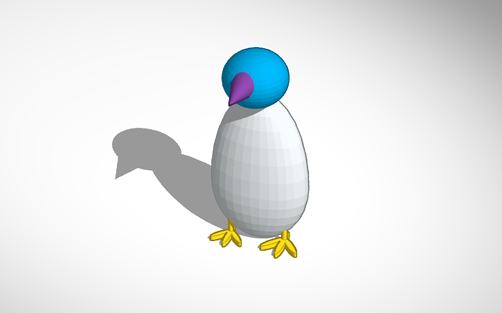 3D design duck - Tinkercad