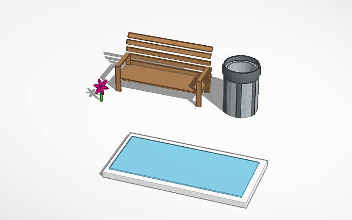3D design Patio - Tinkercad