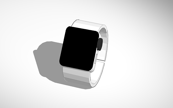 3D design smart palantir watch - Tinkercad