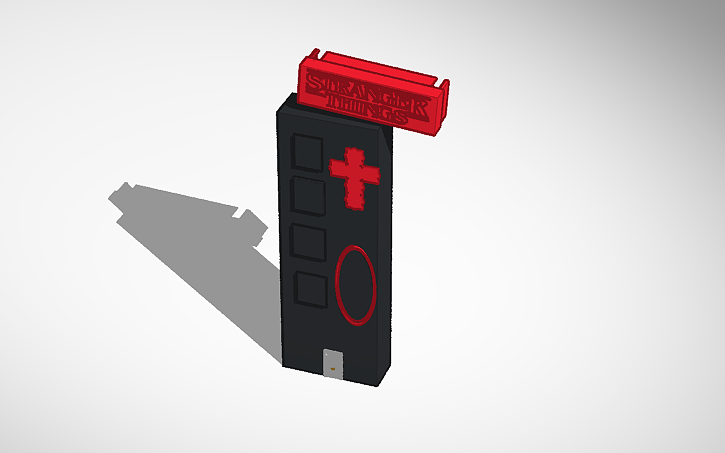 3D design Stranger things - Tinkercad