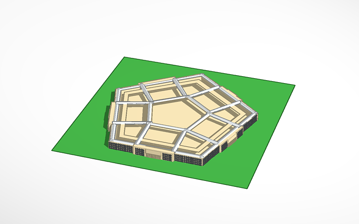 3D design The Pentagon - Tinkercad