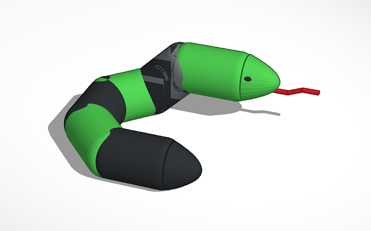 3D design Snake - Tinkercad