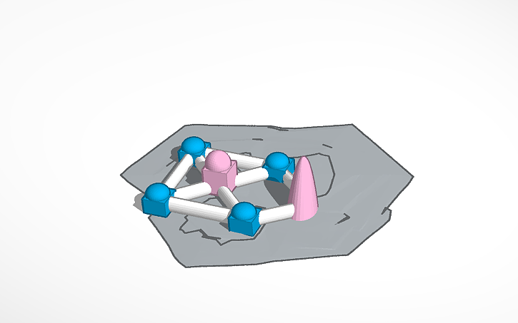 3D design ESLA - 7ºD | MOON CAMP - Tinkercad