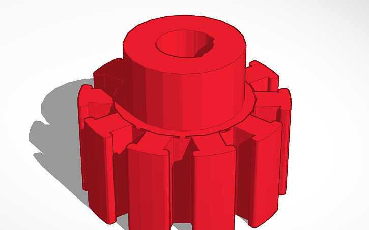 3D design Encoder Knob - Tinkercad